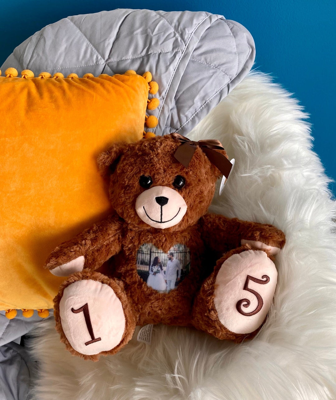 Voice Recording Gift | Custom Teddy Bear With Photo and Voice ...