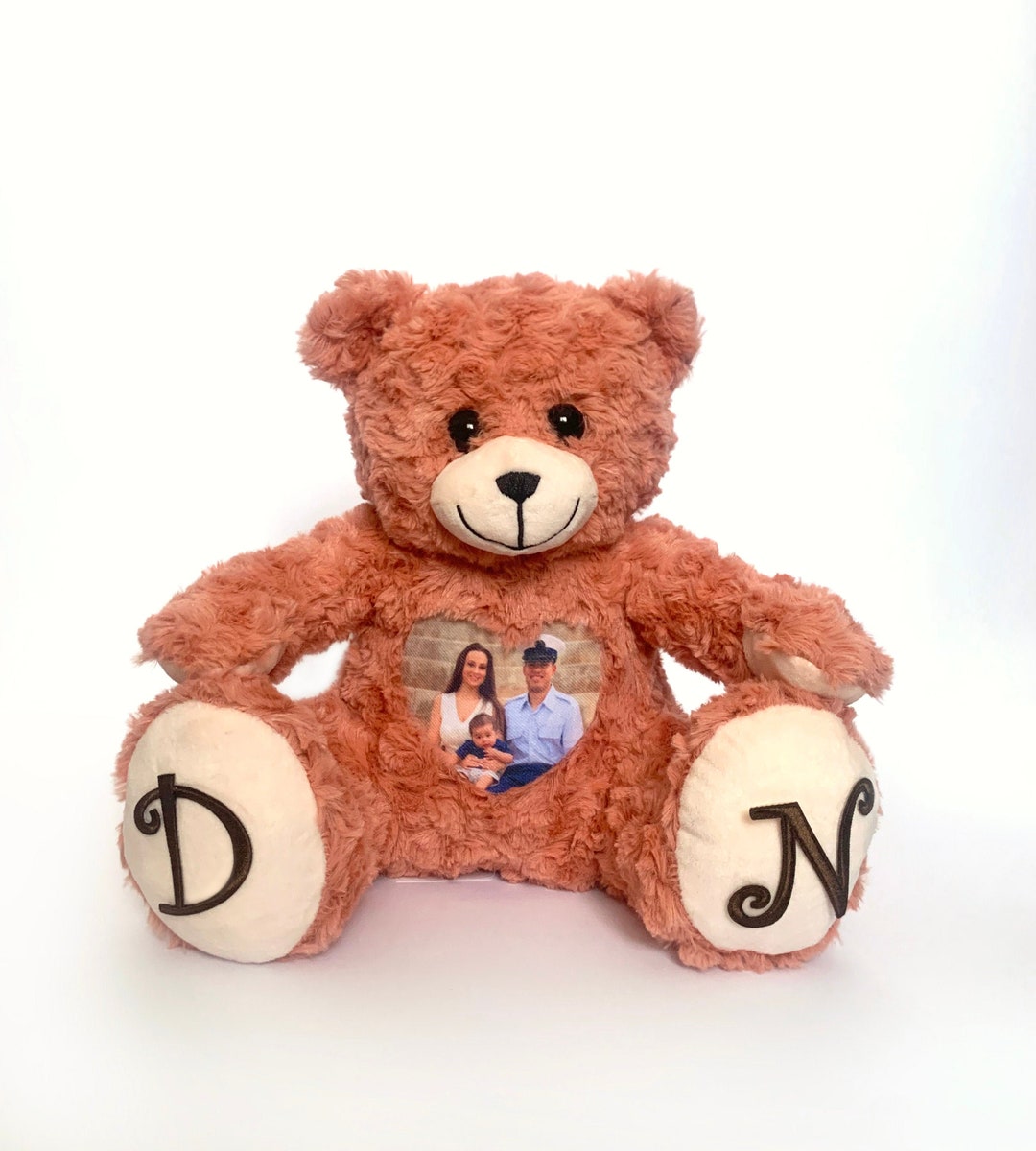 Strawberry Photo & Voice Memory Bear | Custom Plush Recordable Teddy ...