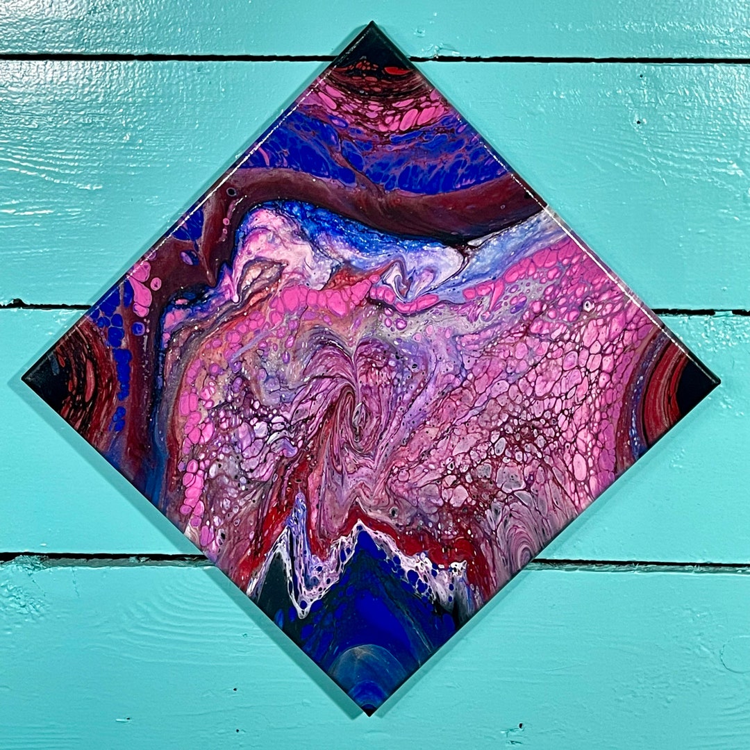 A Corruption of Flesh - One of a Kind Abstract Pour Painting - Etsy