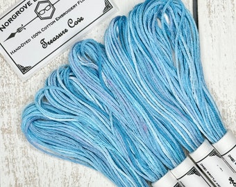 Eccentric Circus Variegated Embroidery Floss Hand Dyed Embroidery ...