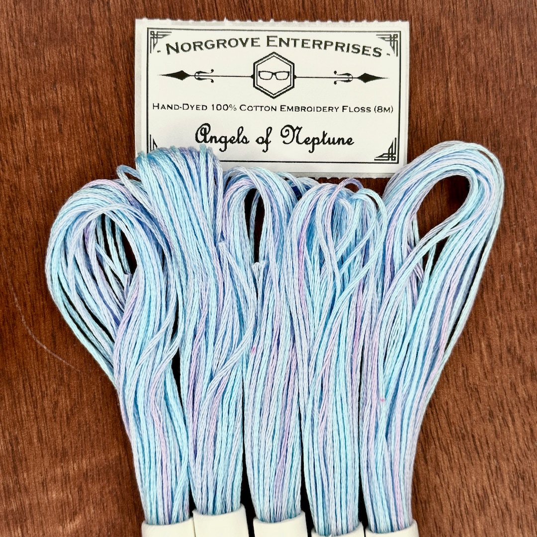 Angels of Neptune Variegated Embroidery Floss Hand Dyed Thread in ...