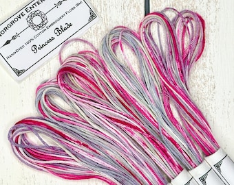 Misty Forest Variegated Embroidery Floss Hand Dyed Cross Stitch Thread ...