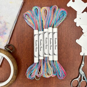 Eccentric Circus Variegated Embroidery Floss Hand Dyed Embroidery ...