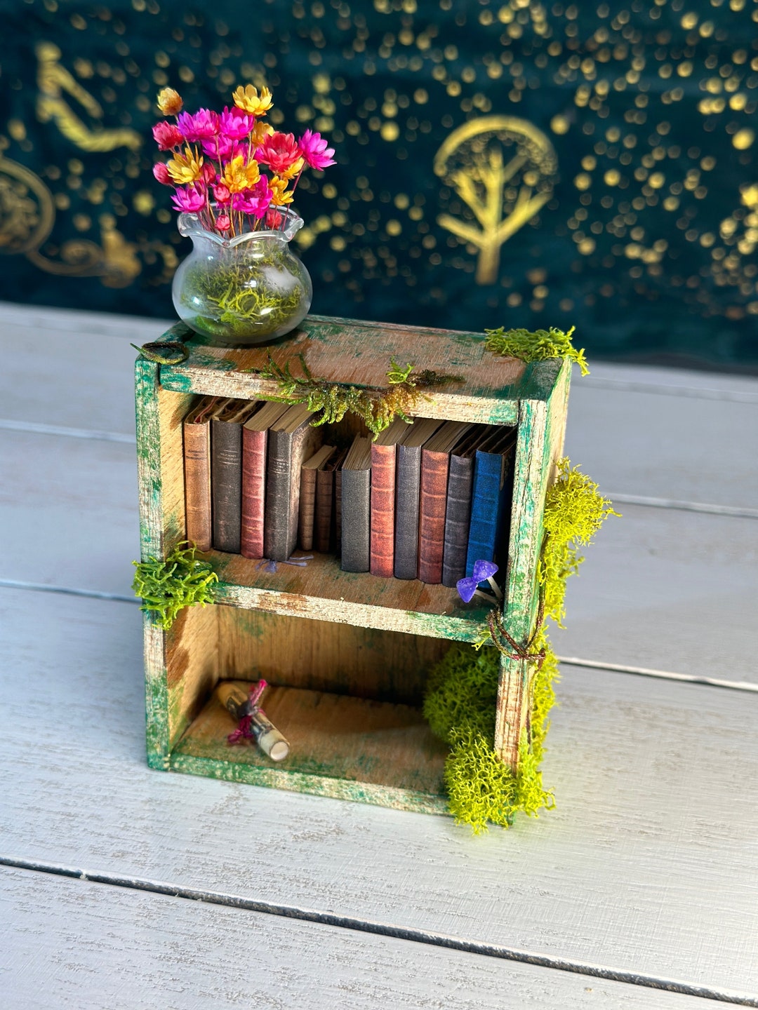 Mini-worlds Printable Miniature Book Set 1:12 Scale DIY Fairy Garden ...