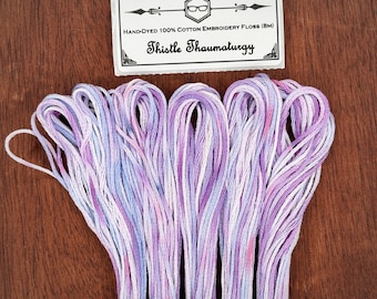 Vulcan Virgo Variegated Embroidery Floss — Hand Dyed Embroidery Thread ...