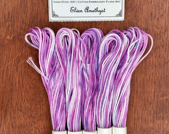 Vulcan Virgo Variegated Embroidery Floss — Hand Dyed Embroidery Thread ...