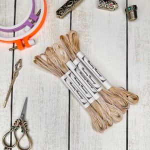 Monastery Manuscript Variegated Embroidery Floss Hand Dyed Cross Stitch ...