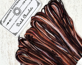 Vulcan Virgo Variegated Embroidery Floss — Hand Dyed Embroidery Thread ...