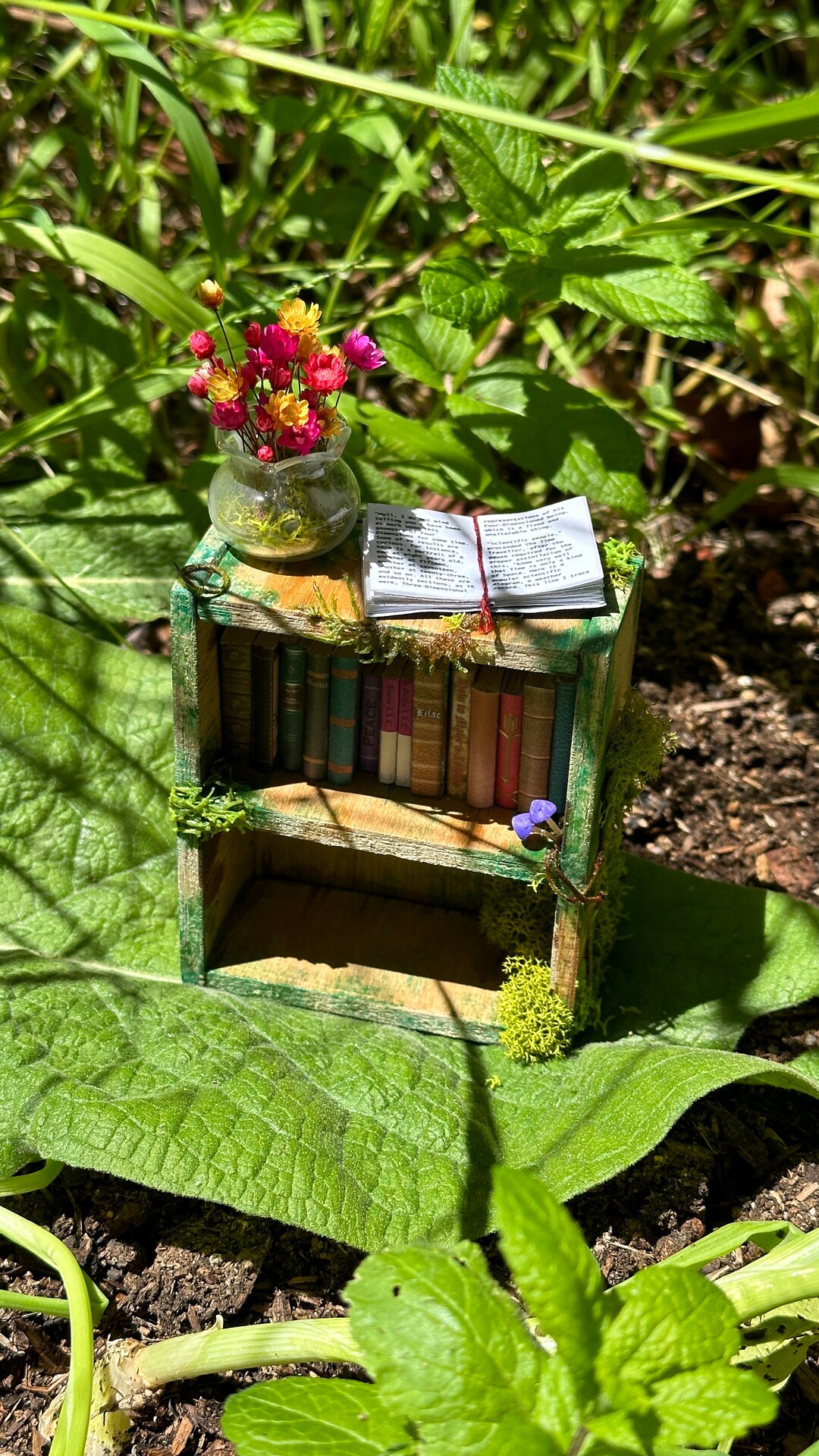 Tiny-time Printable Miniature Book Set 1:12 Scale DIY Fairy Garden Mini ...