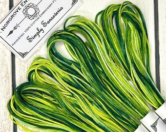 Vulcan Virgo Variegated Embroidery Floss — Hand Dyed Embroidery Thread ...