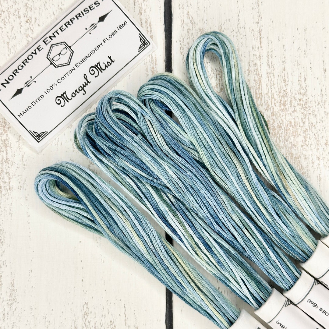 Morgul Mist Variegated Embroidery Floss Hand Dyed Embroidery Thread in ...