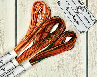 Goth Confetti Variegated Embroidery Floss Set Hand Dyed Embroidery ...