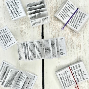 Oops All Pages Printable Miniature Book-pages Set 1:12 Scale DIY Fairy ...