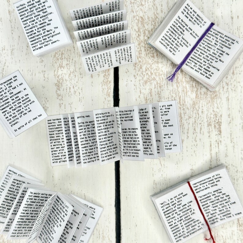 Oops All Pages Printable Miniature Book-pages Set 1:12 Scale DIY Fairy ...