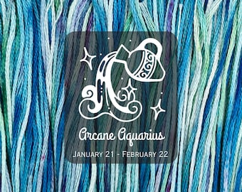 Woodland Christmas Variegated Embroidery Floss Hand Dyed Cross Stitch ...