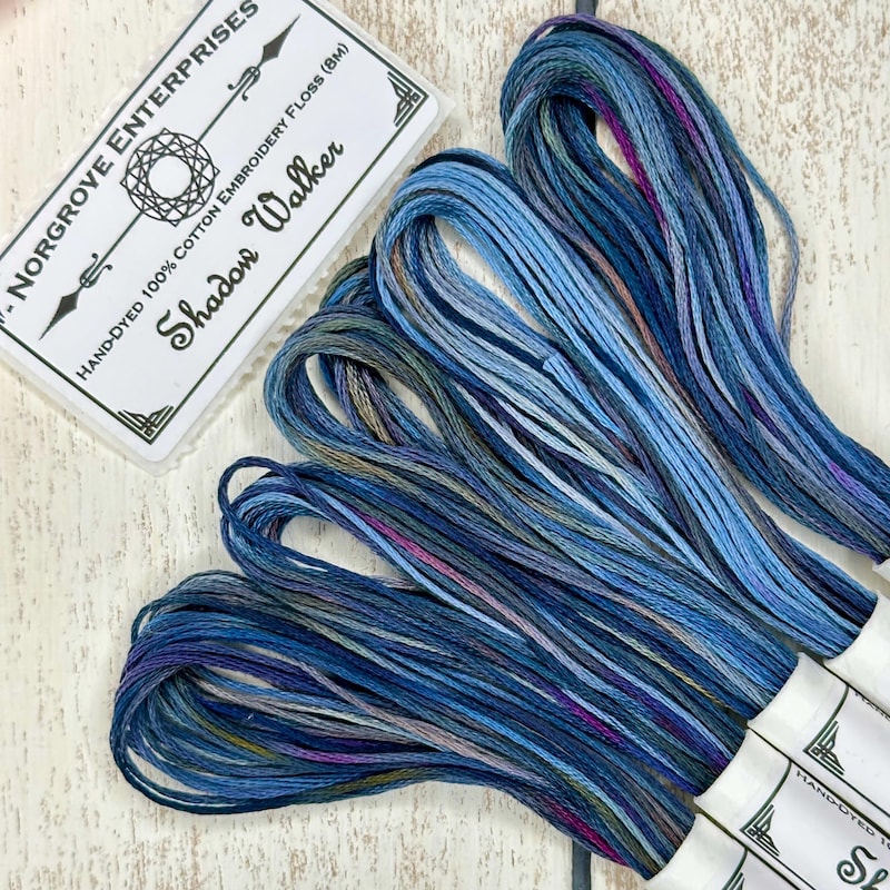 Hand Dyed Dmc Threads - Etsy