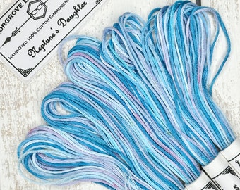 Misty Forest Variegated Embroidery Floss Hand Dyed Cross Stitch Thread ...