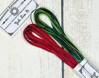 Ominous Ombre Variegated Embroidery Floss Set Hand Dyed Embroidery ...