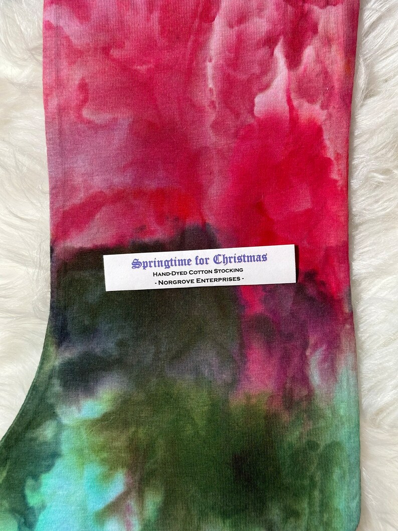 Springtime for Christmas Artisan Hand Tie Dyed Holiday - Etsy