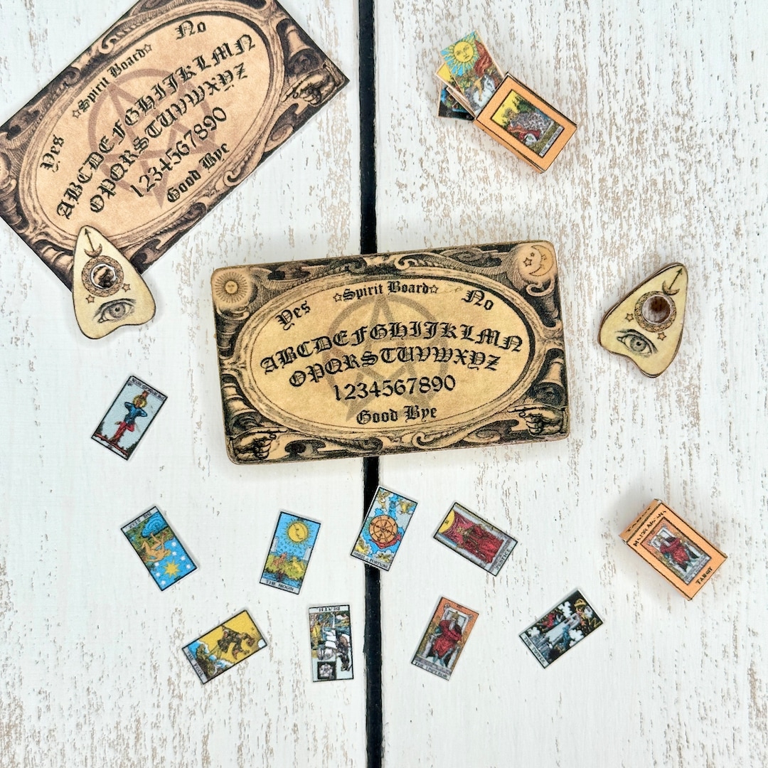 Fortune Teller Printable Miniature Set 1:12 Scale DIY Fairy Garden Mini ...