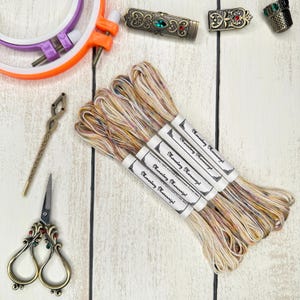 Monastery Manuscript Variegated Embroidery Floss Hand Dyed Cross Stitch ...