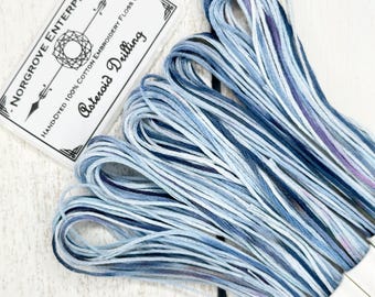 Misty Forest Variegated Embroidery Floss Hand Dyed Cross Stitch Thread ...