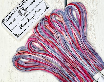 Misty Forest Variegated Embroidery Floss Hand Dyed Cross Stitch Thread ...