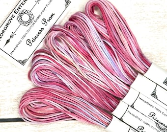 Vulcan Virgo Variegated Embroidery Floss — Hand Dyed Embroidery Thread ...
