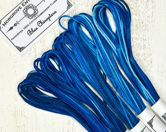 Ominous Ombre Variegated Embroidery Floss Set Hand Dyed Embroidery ...
