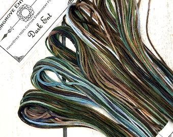 Eccentric Circus Variegated Embroidery Floss Hand Dyed Embroidery ...