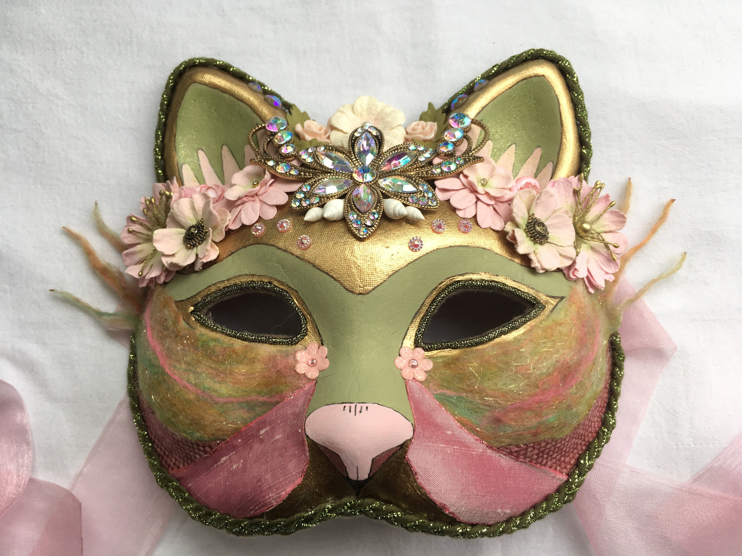 pretty-cat-masquerade-mask-romantic-masquerade-mask-cat-etsy