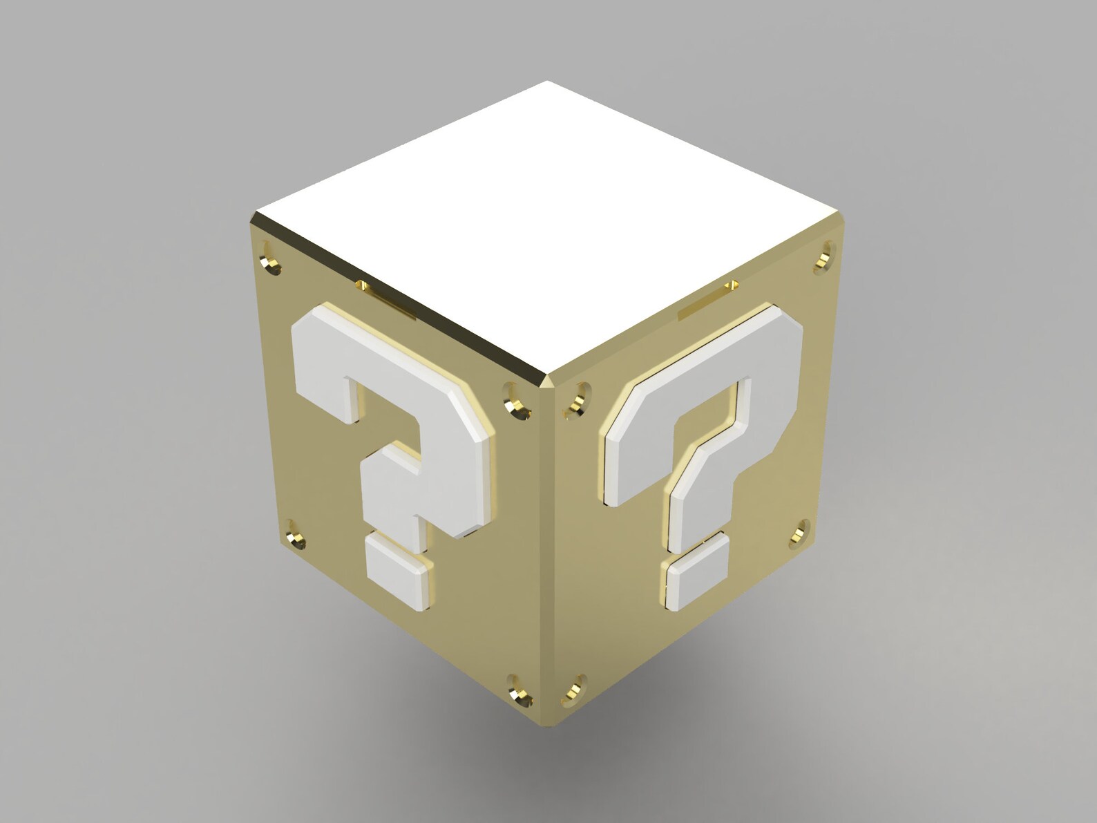 Mario Question Block With Coin Slot - 3D Printable Files - Etsy