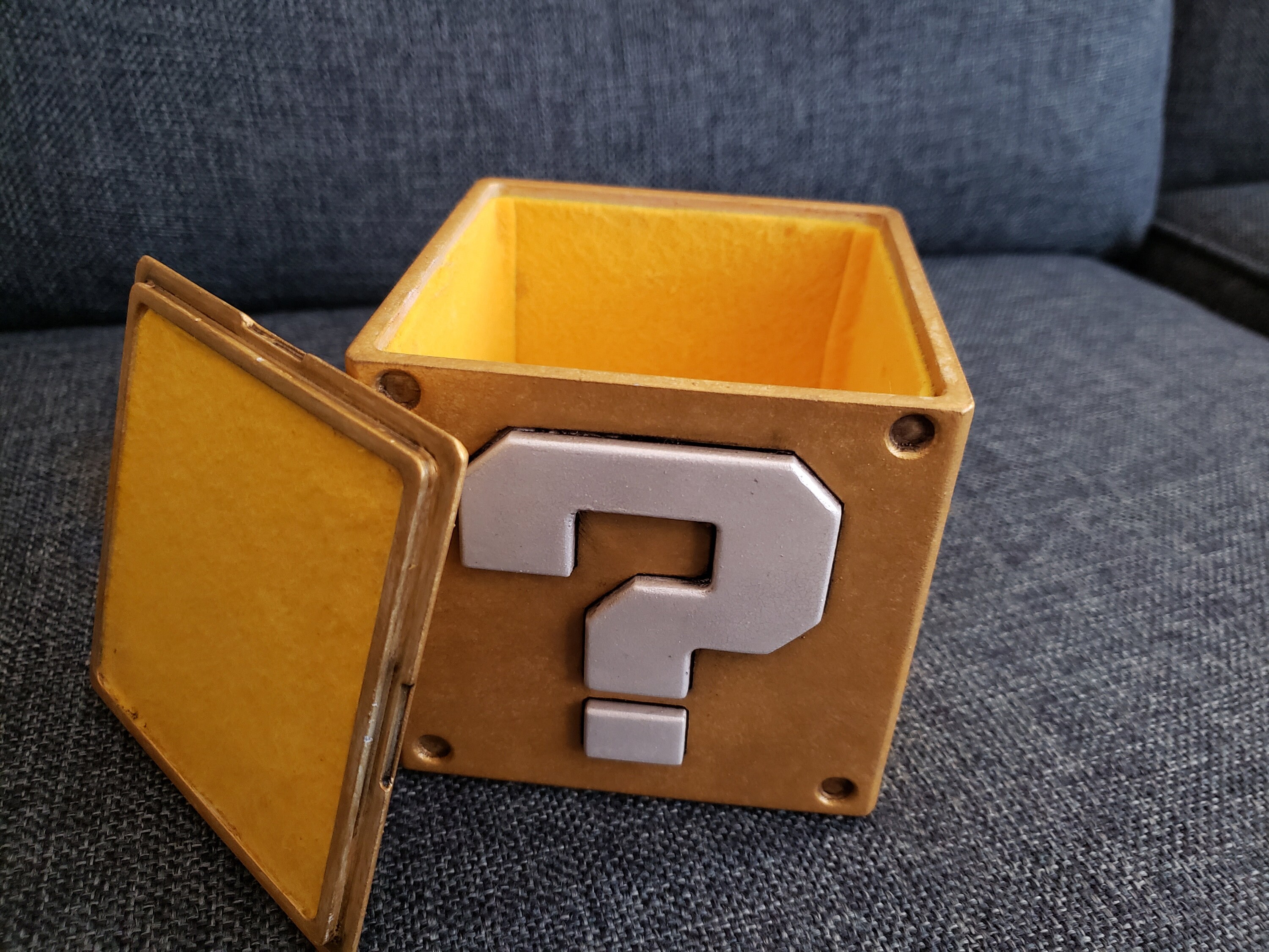 Mario Question Block With Coin Slot - 3D Printable Files - Etsy