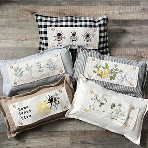 Interchangeable Holiday Pillow Panels, Seasonal Custom Mother's Day ...