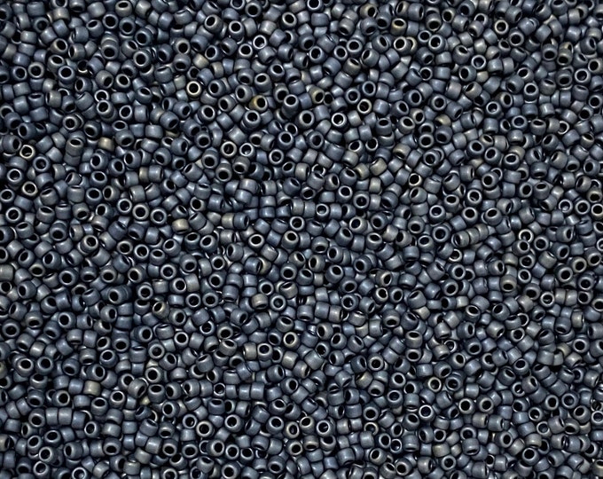 10 Grams Toho Matte Metallic Blue-grey T612 Size 15/0 Toho Japanese ...
