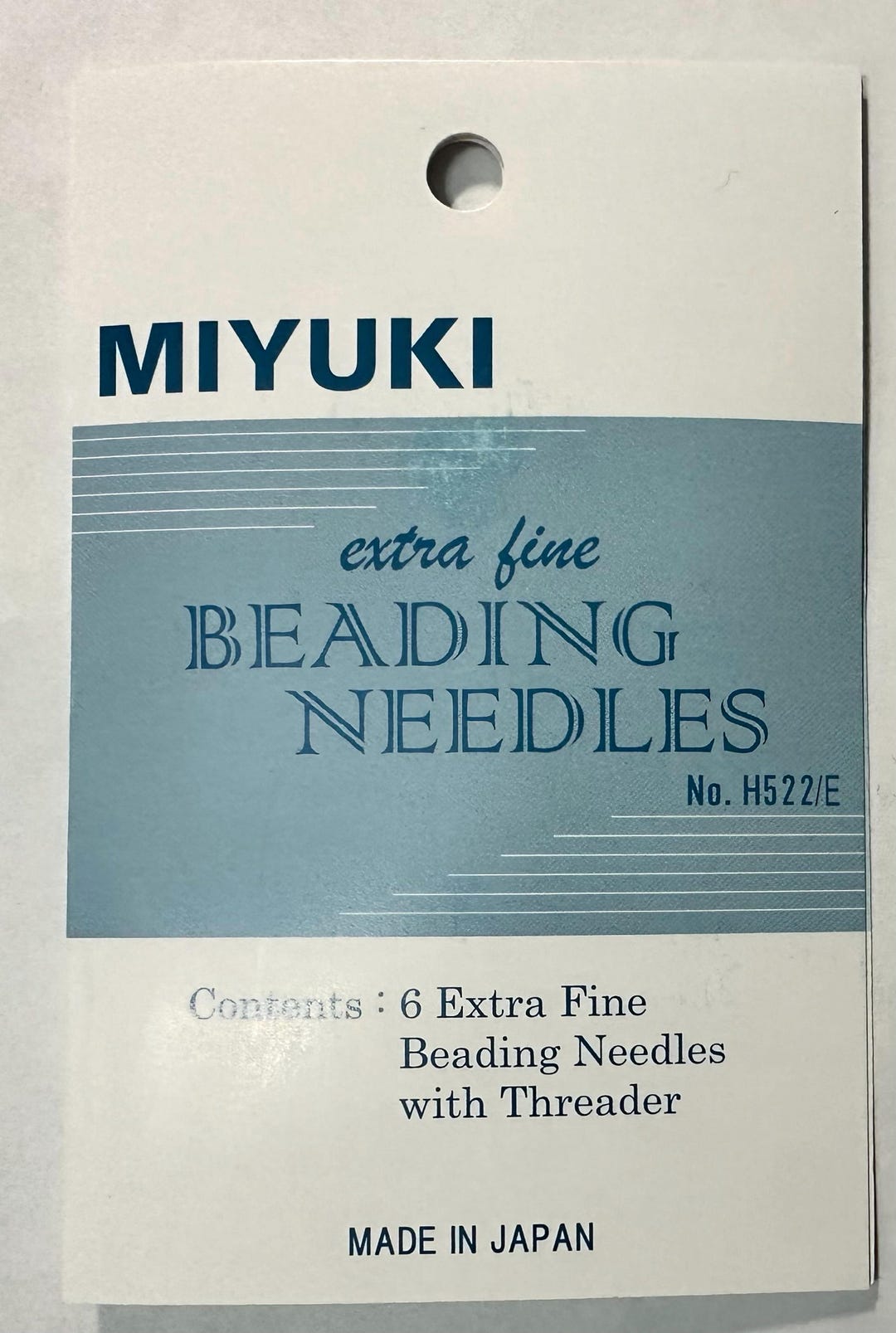 Miyuki Extra Fine Beading Needles Variety Pack 4mm Diameter, 3 Lengths ...
