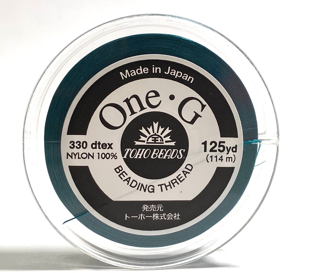 TOHO One G Thread 125 Yard Spool Deep Green/teal Beading Thread TOHO ...