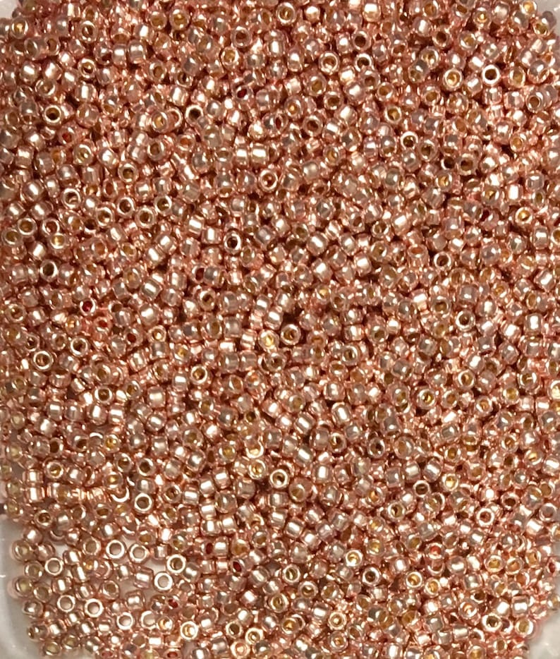 10 Grams TPF552 Toho Pink Permanent Finish Size 15/0 Seed Beads. Craft ...