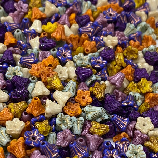Bell Flower Beads - Etsy