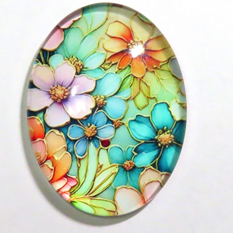 Flower Cabochon - Etsy