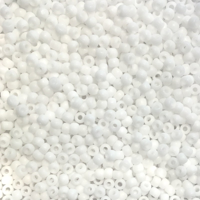 Matte White Beads - Etsy