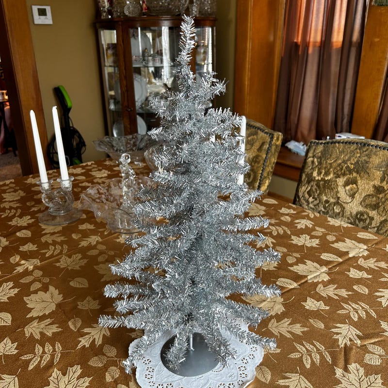 Silver Tinsel - Etsy