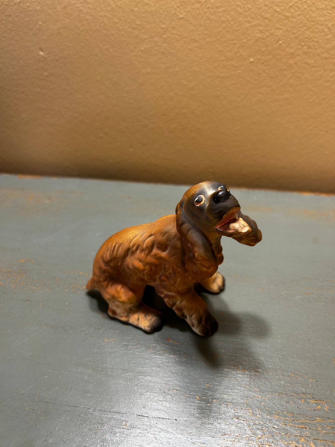 Very ARTMARK Nice Cocker Spaniel Dog Figurine - Hand Painted Japan ...