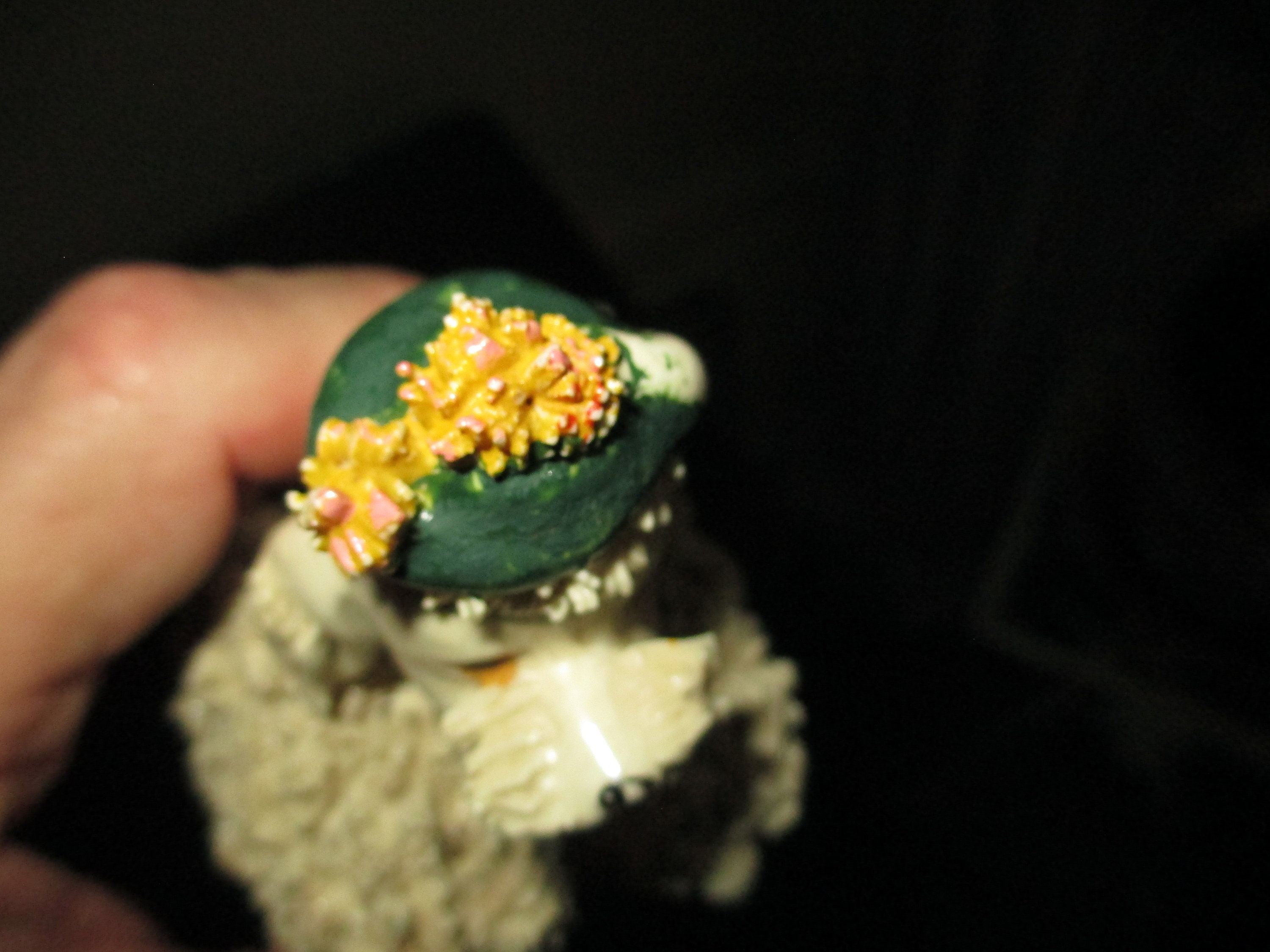 Very Cute Vintage White SPAGHETTI POODLE in Teacup Hat ~ Begging 4 Love ...
