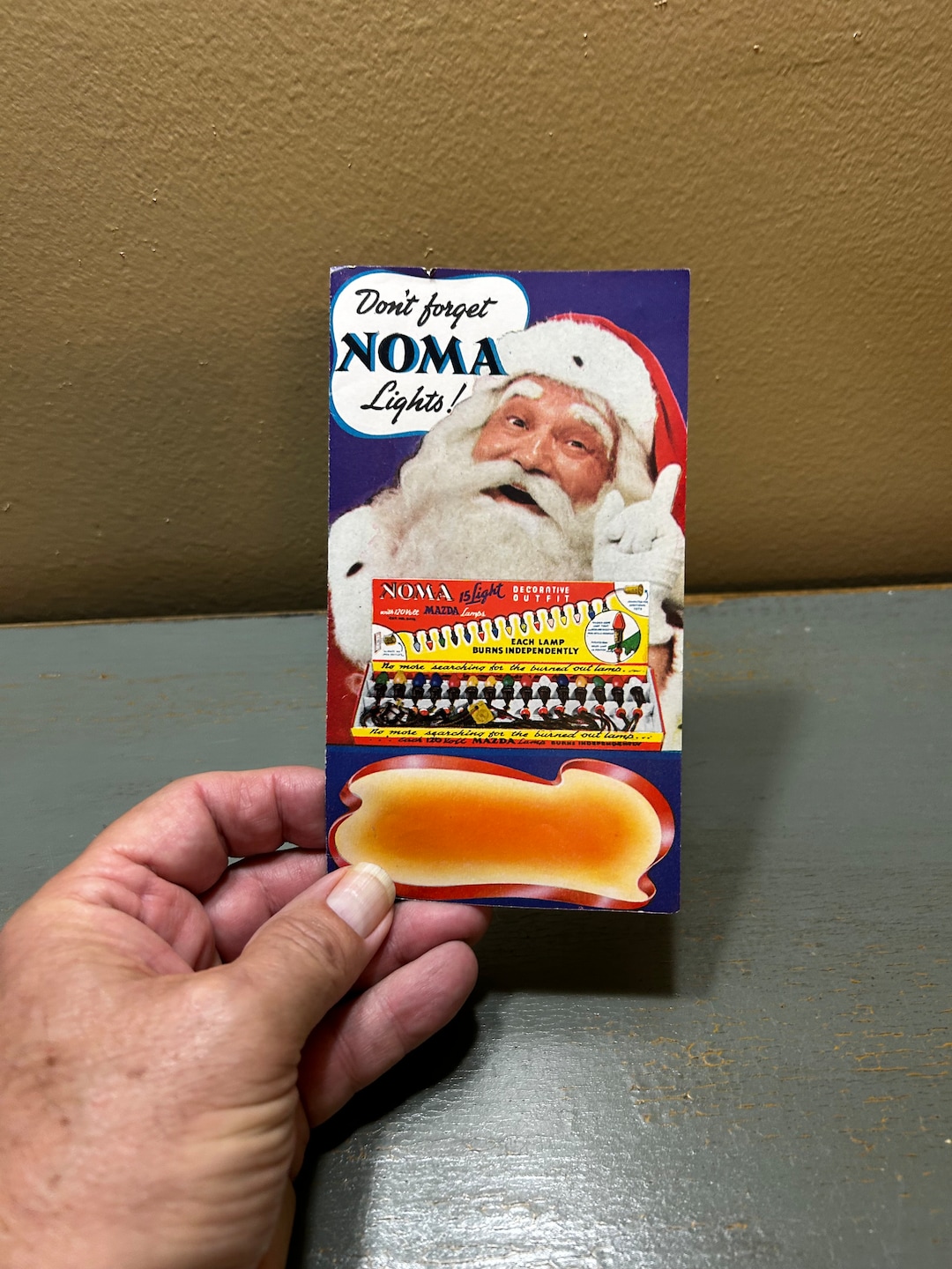 Rare Vintage 1940s 50s Noma Christmas Product Brochure Great Reference Piece Really Good ...