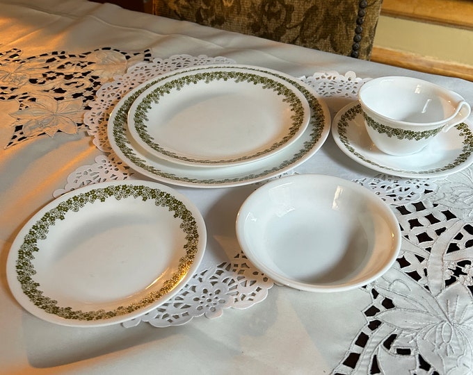 Vintage Corelle Spring Blossom (large Flowers) 6 Piece Place Setting by ...
