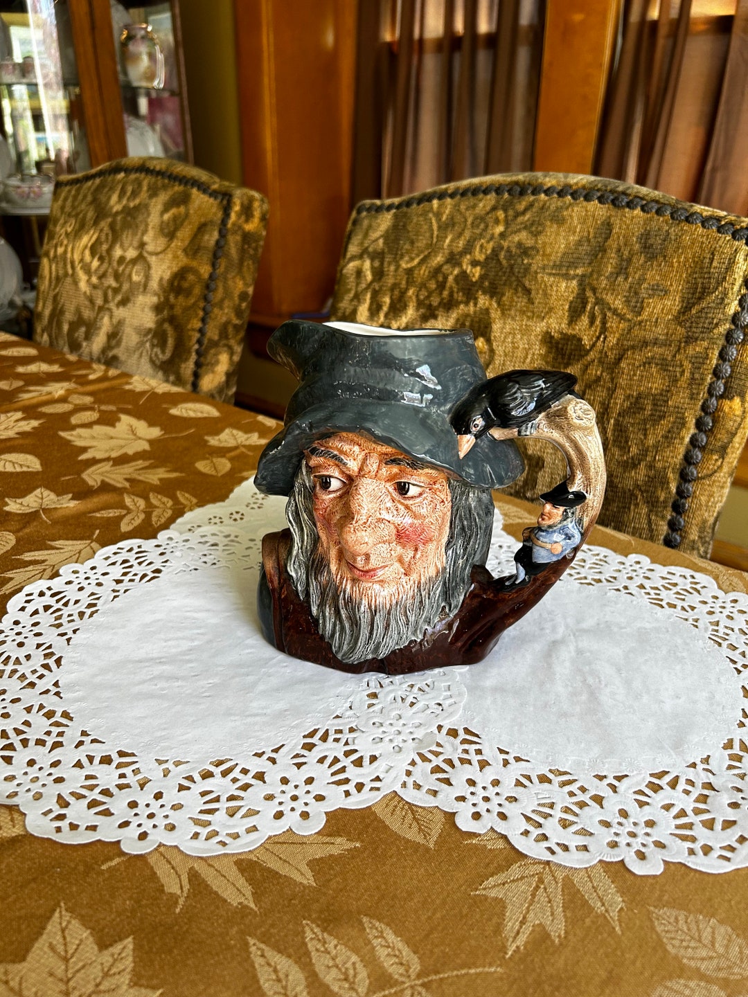 Large Vintage Royal Doulton "rip Van Winkle" Porcelain Character Toby ...