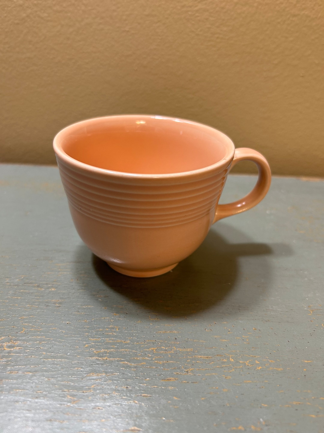 Beautiful Retired Vintage Fiesta Apricot Coffee / Tea Cup ~ Rare Color ...