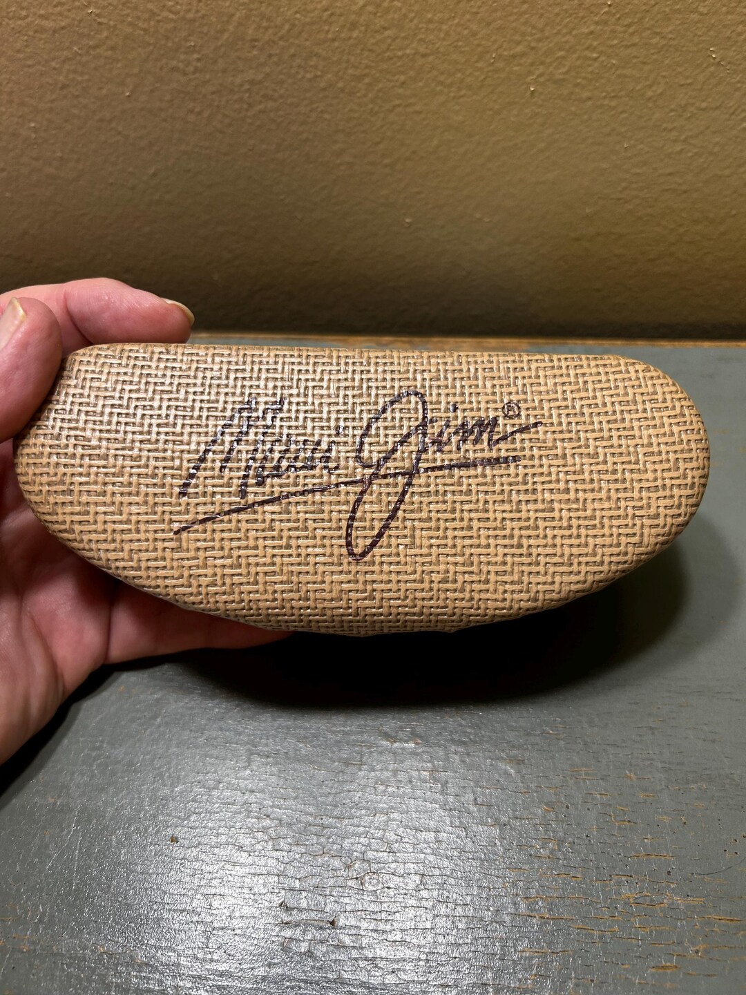 Nice Vintage MAUI JIM Sunglasses Case - Hard Shell Case Bamboo Look ...