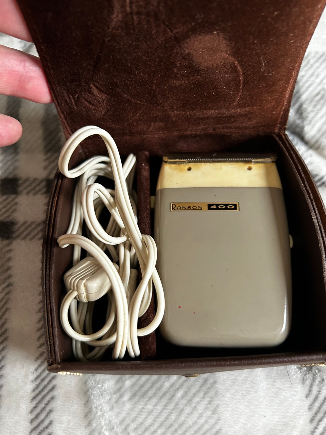 Vintage Ronson 400 Electric Shaver With Instantly Replacement Cutting ...